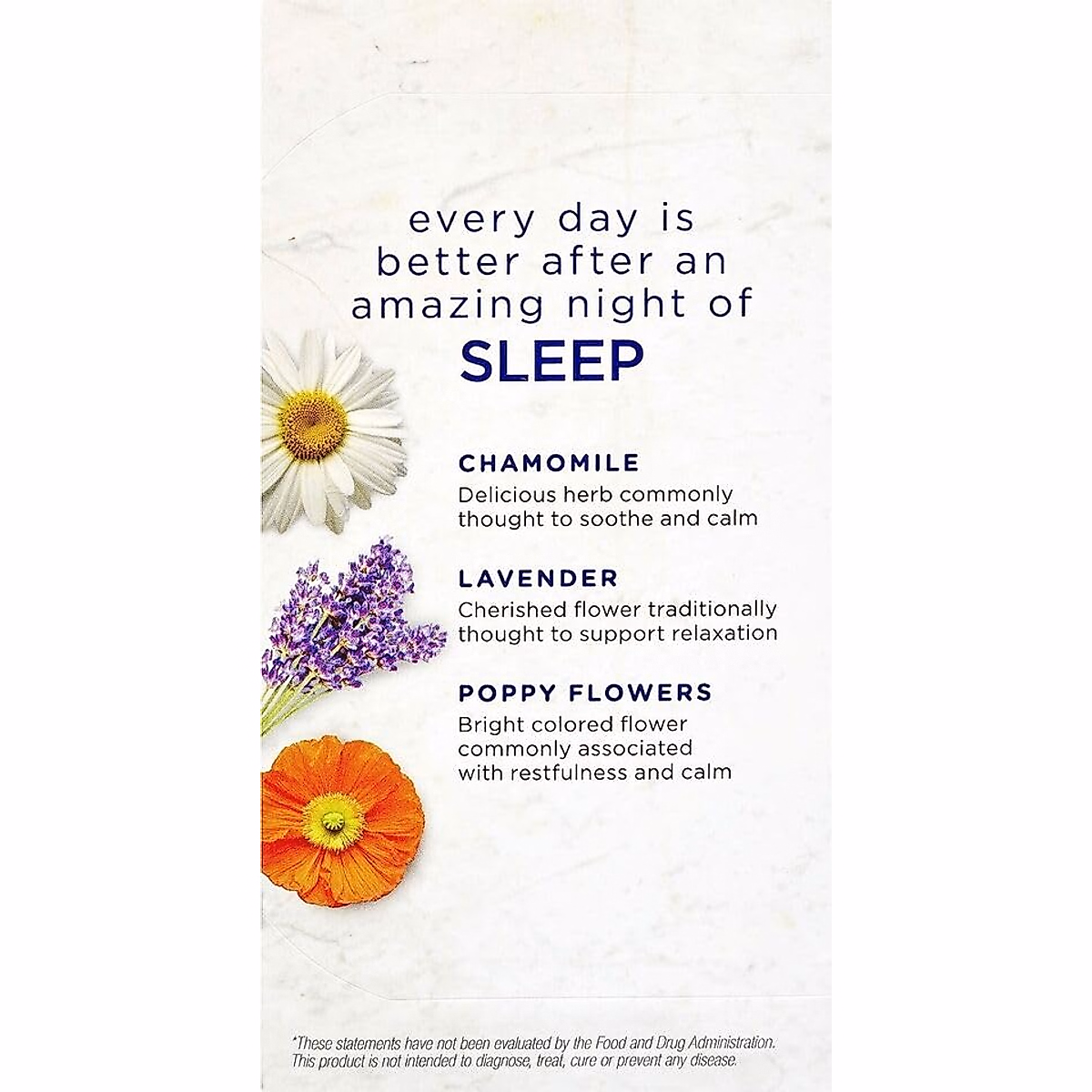 Bigelow Benefits Sleep Chamomile & Lavender Herbal Tea 18 Tea Bags (Pack of 2)