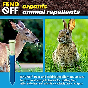 Luster Leaf Fend Off Organic Repellent, 100 pack, Deer and Rabbit