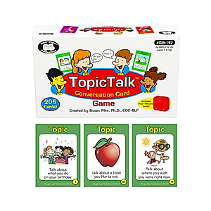 Super Duper Publications | TopicTalk Conversation & Social Skills Card Game | Educational Learning Resource for Children