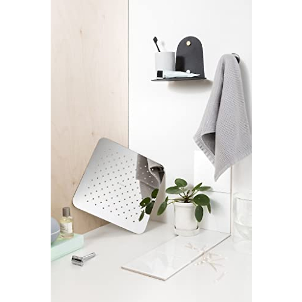 Moen Chrome 12-Inch Razor Thin Rainshower Shower Head, S1004