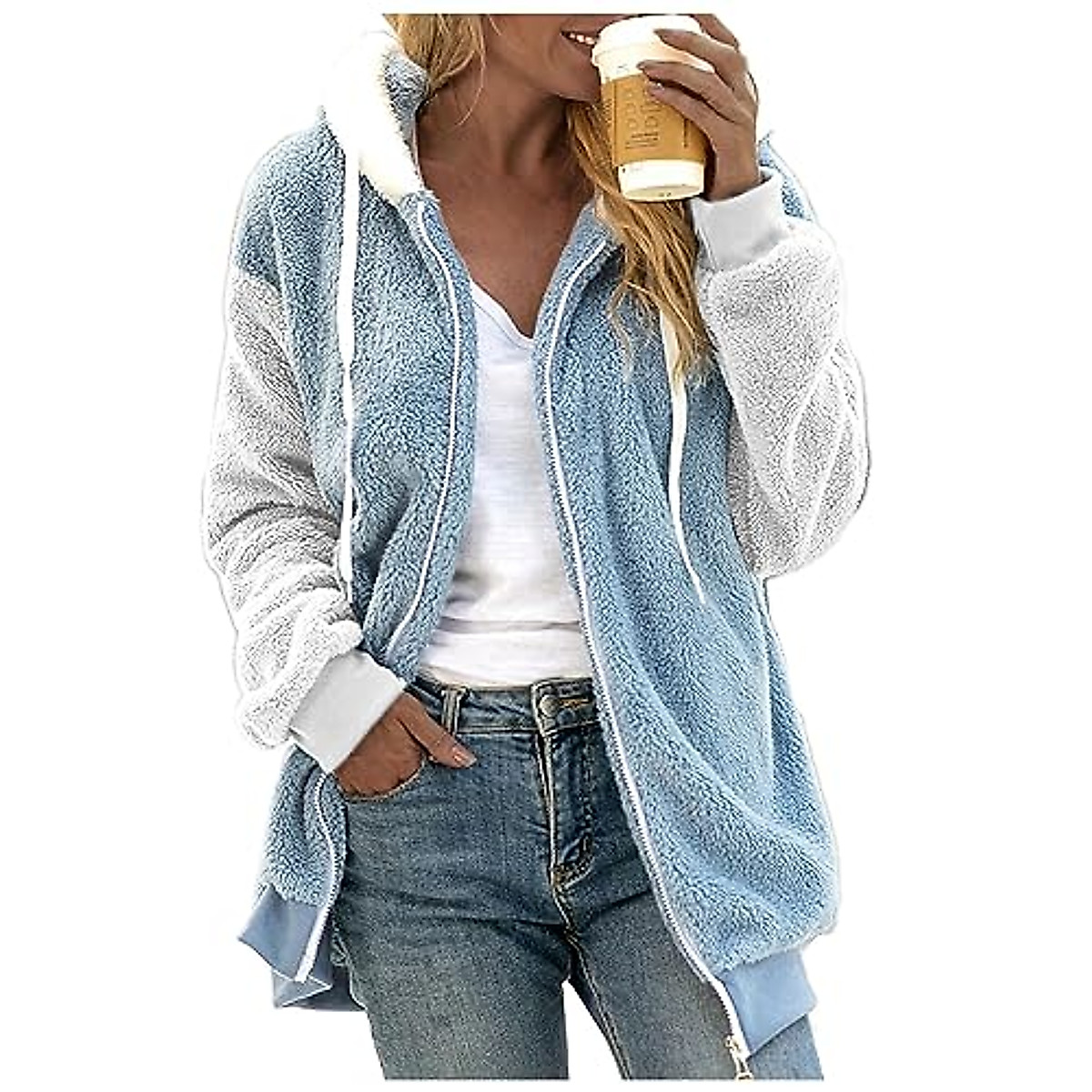 mens bomber jackets fleece vest for women zip up 2023 winter double breasted wool blend coat casual notched collar mid long pea trench coat belted jackets women half zip workout clothing for women