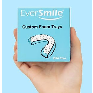 EverSmile Custom Foam Trays - Use With AlignerFresh Original Clean & OrthoFoam for an All-Around Deep Clean of Orthodontic Appliances and Teeth Whitener. Case included. (1pk)
