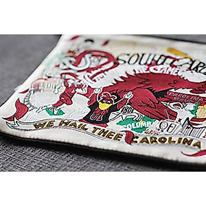 Catstudio University of South Carolina Collegiate Zipper Pouch Purse | Holds Your Phone, Coins, Pencils, Makeup, Dog Treats, & Tech Tools