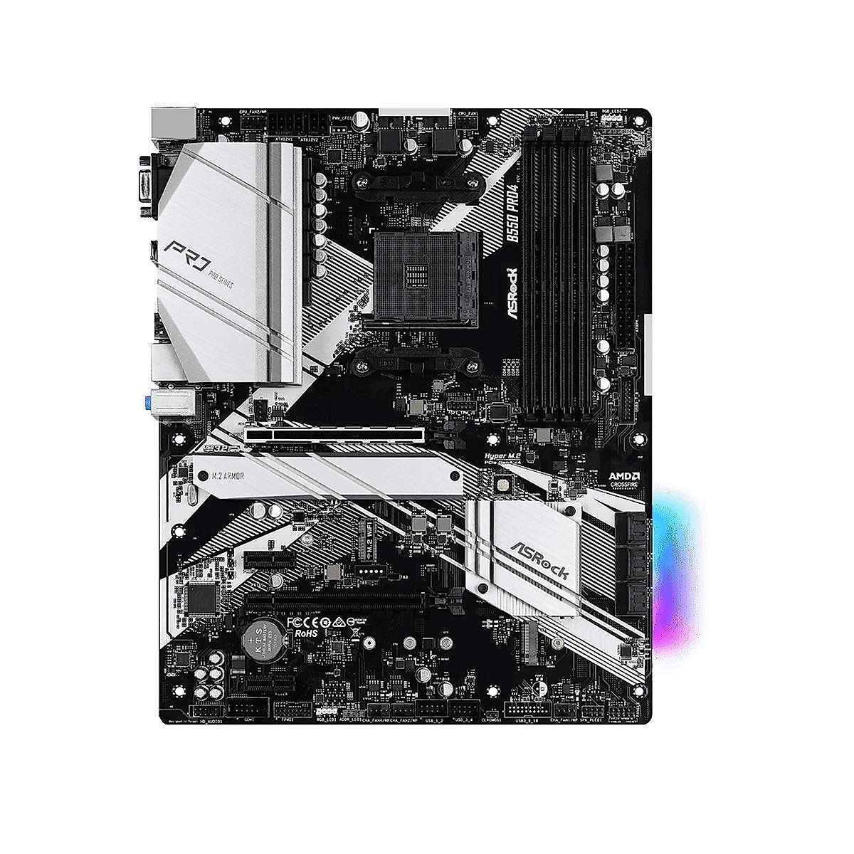 ASRock B550 PRO4 Supports 3rd Gen AMD AM4 Ryzen™ / Future AMD Ryzen™ Processors Motherboard