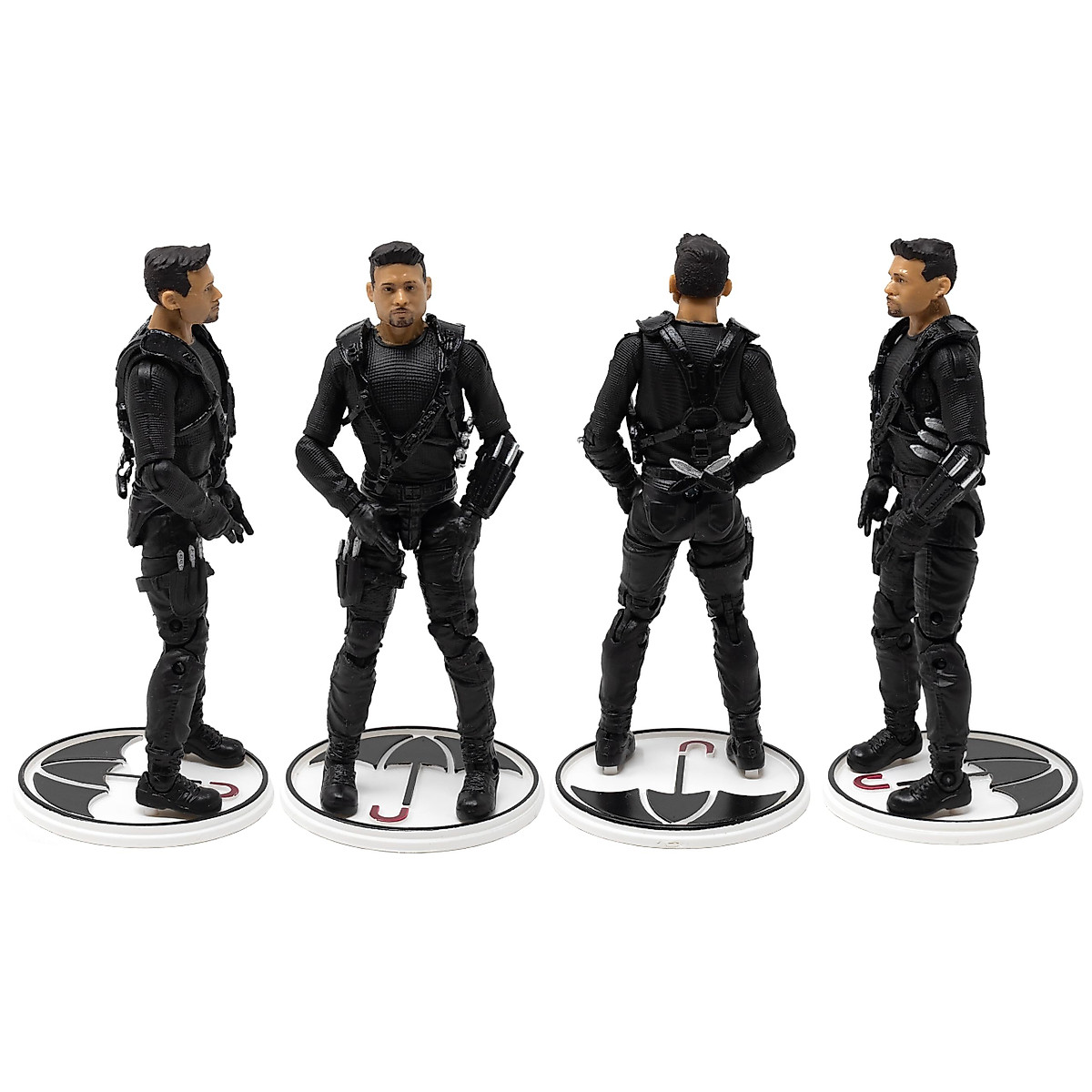 Boss Fight Studio Umbrella Academy Diego Hargreeves, Number Two Action Figure – H.A.C.K.S., Highly Articulated Collectible & Customizable Figurine with Interchangeable Parts & Accessories – 1:18