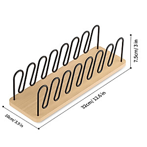 JigJag Hat Organizer for Baseball Caps 2 Pack, Premium Wood and Metal Design Hat Storage for Baseball Caps for 14Caps, Tabletop Hat Racks for Baseball Caps for Closet, Dresser, Entrance (2PCS)