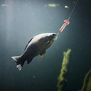 NUOBESTY Fishing Tackle 1 Pc Simulation Metal Fishing Bait Lifelike Lures Fishing Bait with Hooks Artificial Water Lures Fishing Tool Bait Treble Hook Swimbaits Hook Freshwater Zinc Alloy