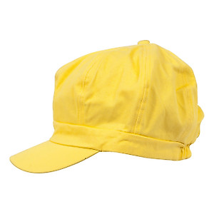 TOP HEADWEAR Cotton Elastic Newsboy Cap - Hot Pink