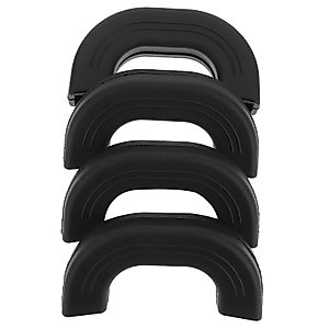 KICHOUSE 4pcs Pot Earrings Silicone Pot Hot Pan Handle Sleeve Pot Grip Cover Wok Assist Hot Handle Holder Silicone Hot Skillet Handle Metal Steamer Cast Iron Pot Rack Mini