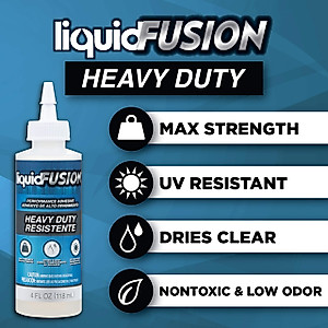 Aleene's Liquid Fusion Clear Urethane Adhesive, 4-Ounce, Package May Vary