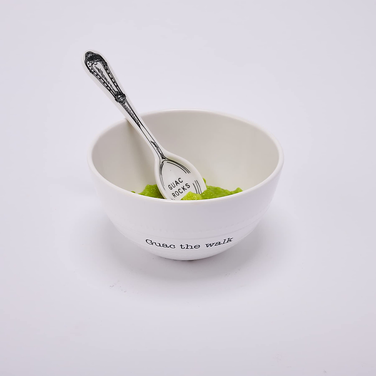 Mud Pie Melamine Bowl Set, 3" x 4.5" dia, Guacamole