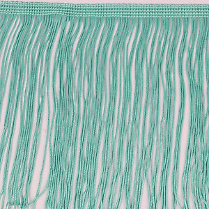 Heartwish268 Fringe Trim Lace Polyerter Fibre Tassel 6inch Wide 10 Yards Long for Clothes Accessories Latin Wedding Dress DIY Lamp Shade Decoration Black White Red(Pea Green)