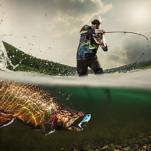 Fishing Lures-Fishing Equipment Fishing Lures bass Fishing Tackle bass Lures Soft Bionic Fishing Lure Fishing Teasers Fishing Bait bass Fishing Lure Fishing Gifts for Men (A-3PCS-2)