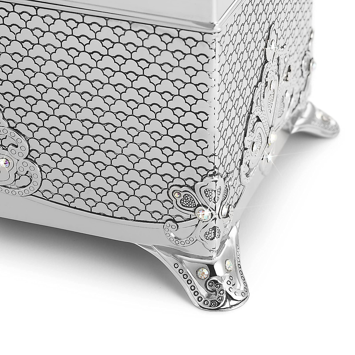 THINGS REMEMBERED Personalized Engraved Anastasia Clover Musical Keepsake Box (Free Customization)