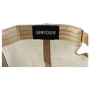 Armycrew Oversize XXL Unstructured Washed Pigment Dyed Trucker Mesh Cap - Red - 2XL
