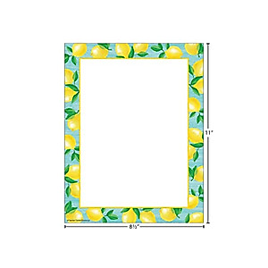 Teacher Created Resources Lemon Zest Computer Paper, 8.5" x 11", 50 Sheets