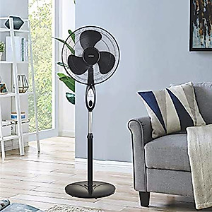 Optimus F-1672BK-F Indoor Plug-in Fan, 16-Inch, White
