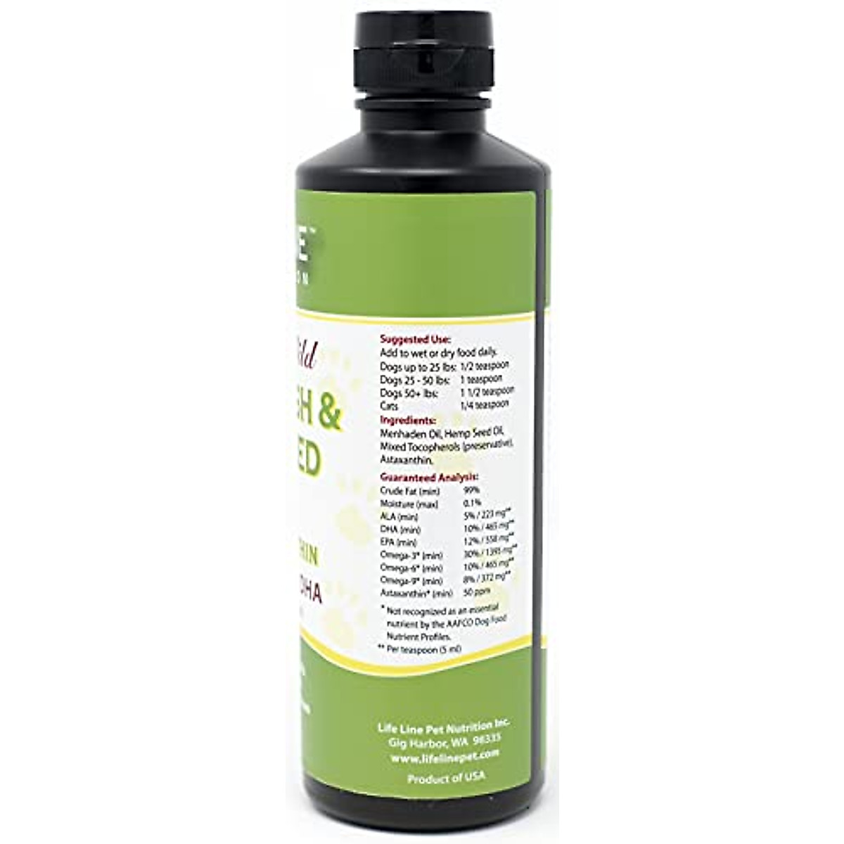 Omega Fish + Hemp Seed Oil 16.5 oz