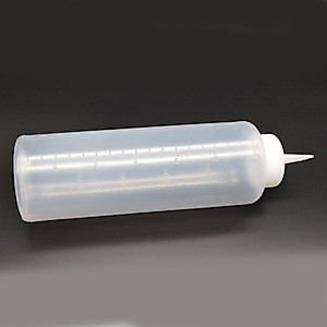 3 Hole Sauce Condiment Bottles Squeeze Dispenser Ketchup Salad Cruet Bin Oil Vinegar Bottle Kitchen Accessory (White 14oz - 400ml)