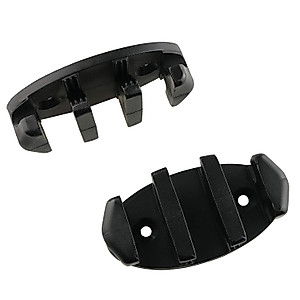 JCBIZ 2 Sets 87mm Nylon Zig Zag Cleat Kit for Kayak with Screws and Nuts