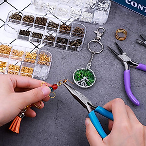 Jewelry Making Supplies Kit, Paxcoo Jewelry Making Kit with Jewelry Making Tools, Jewelry Wires and Jewelry Findings for Jewelry Making, Repair and Beading
