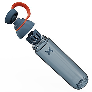 Promixx FORM Sports Water Bottle - Premium BPA Free Water Bottle for Fitness Sports & Outdoors - Sustainable Drinks Bottle with Measurement Markers and Leakproof Lid - 760ml / 26oz (Midnight Blue)