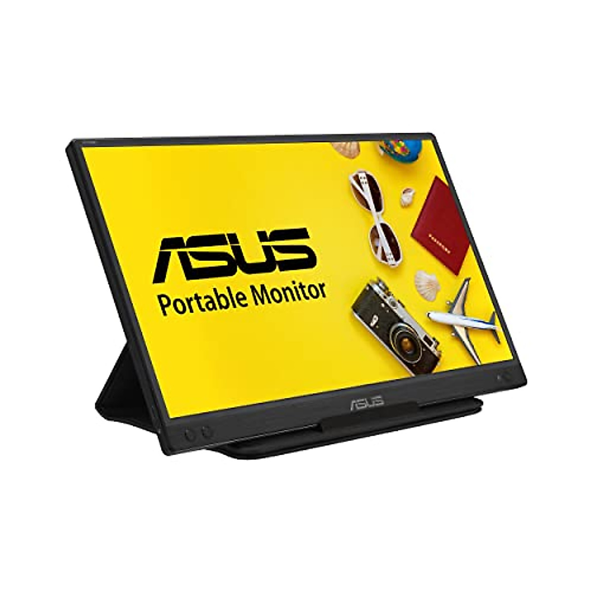 ASUS ZenScreen 15.6” 1080P Portable USB Monitor (MB166C) - Full HD, IPS, USB Type-C, USB-Powered, Eye Care, Tripod Mountable, Anti-Glare Surface, Protective Sleeve, 3-Year Warranty, 8.9"x14.2"x0.5"