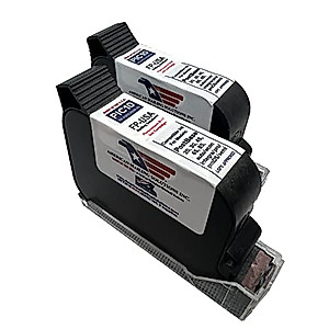 FP PostBase PIC10 Fluorescent Red Ink Cartridge Set Franco Postalia