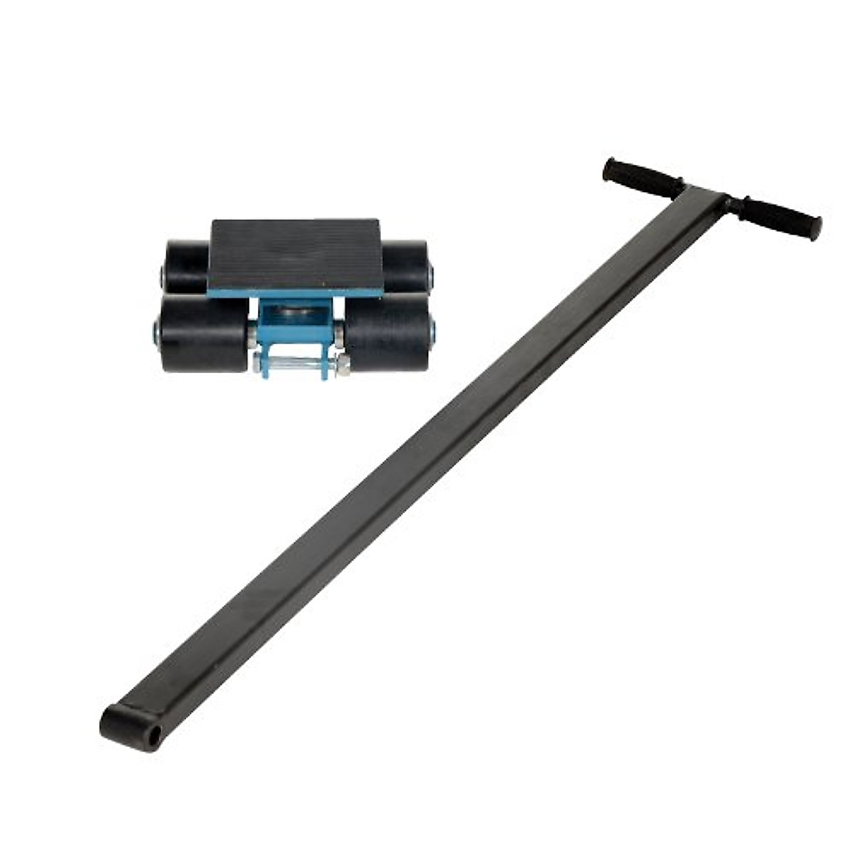 Vestil SSKT-3 Steerable Machinery Skate with 4 Nylon Roller, Steel, 11-1/2" Length, 8-1/2" Width, 4-1/2" Height, 3 Ton Capacity