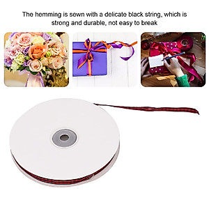 Christmas Wrapping Ribbon Festive Ornament Ribbons 50 Yards Wrapping Bands Gift Gifts Decorative Checks