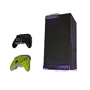 Wall Mount for Xbox SERIES S with Multicolor LED Lighting KIT + 2 Control Mount