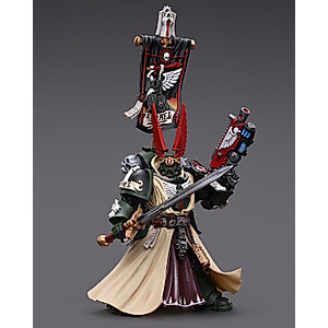 Pipigirl JoyToy 40K Genuine License 1:18 Action Figure, Dark Angels Supreme Grand Master Azrael, 4.96 inch Collectible Action Figures Kits (Supreme Grand Master Azrael)