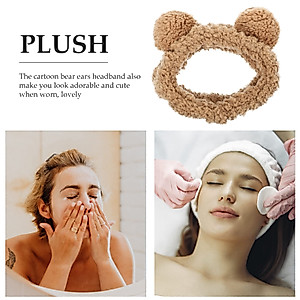 Mobestech Adorable Bear Ears Hairband for Women & Girls - Face Washing Spa Makeup Headband
