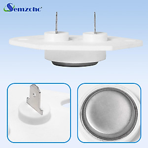 C8983701 Refrigerator Thermistor Sensor Compatible with Viking Refrigerator 36511-P1121603W, 36511W-P1121603WW 36518L-P1121604WL 36518-P1121604W 36521-P1121601W - Replaces AP5313807, 956356