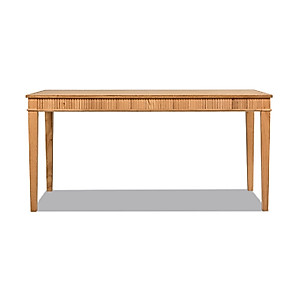 Jennifer Taylor Home Dumont Modern Farmhouse 1-Drawer Fluted Home Office Writing Desk