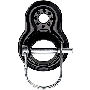 Free-fly Coupler Attachment for Instep and Bike Trailers, Flat and Angled Coupler for a Wide Range of Bicycle Sizes, Models, and Styles (1-Pack)