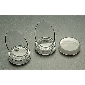 G.E.T. SDB-32-PC-6 32 oz. Clear Salad Dressing Bottles with (24) Lids