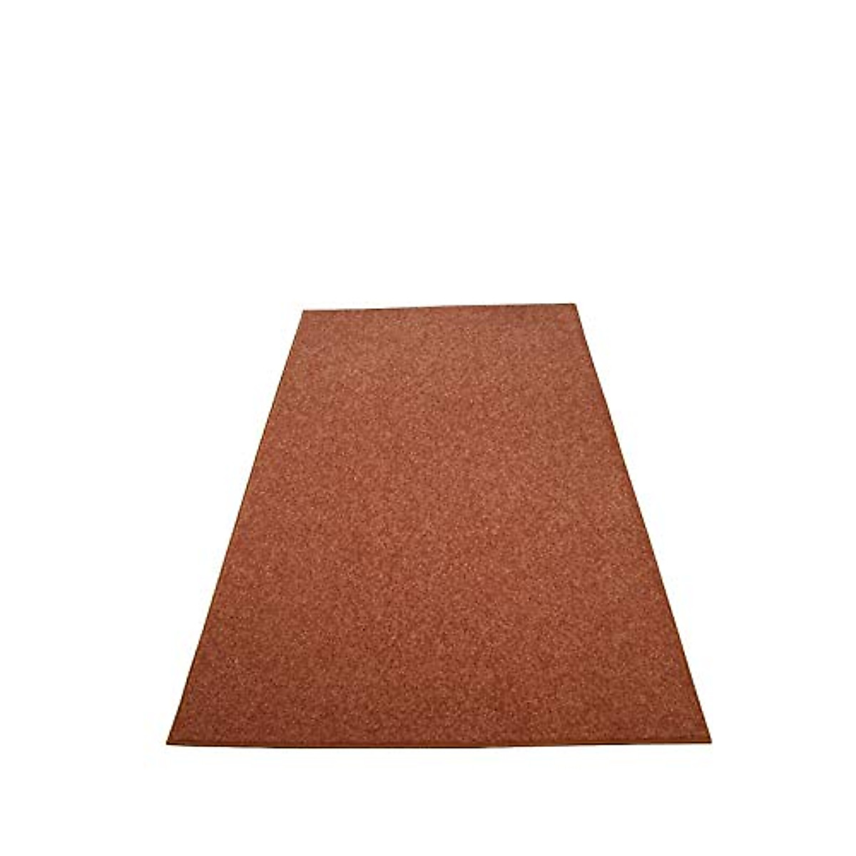 Furnish my Place Modern Plush Solid Color Rug - Rust, 3' x 5', Pet and Kids Friendly Rug. Made in USA, Rectangle, Area Rugs Great for Kids, Pets, Event, Wedding