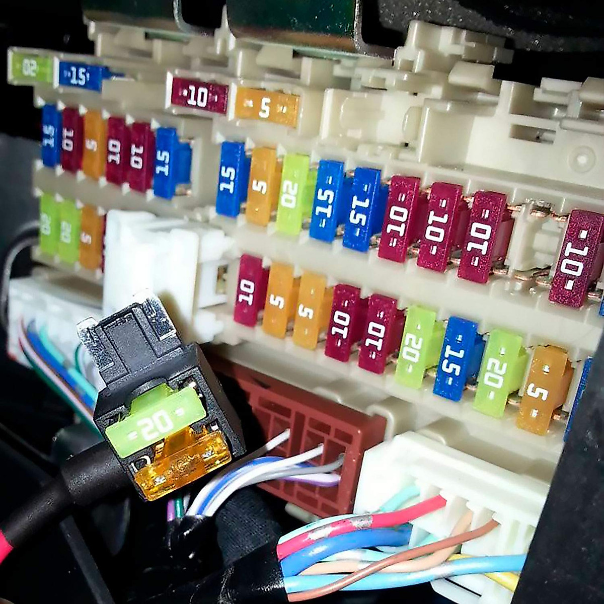 Kodobo 100 Pack Auto Fuses 10 AMP APM/ATM 32V Mini