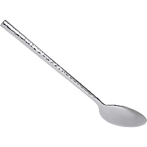 Carlisle FoodService Products 60200 Hammered Stainless Steel Solid Serving Spoon, 12