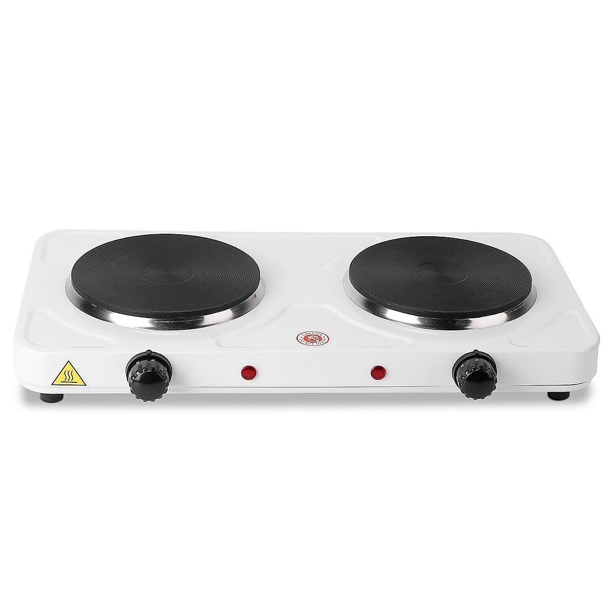 2000W Portable Electric Double Burner Hot Plate Cooktop Kitchen Cooking Stove