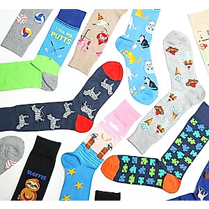 Hot Sox Men's Fun Fishing and Outdoors Crew Socks-1 Pair Pack-Cool & Funny Gifts, Bear Tent (Sweatshirt Gray), Shoe Size: 6-12
