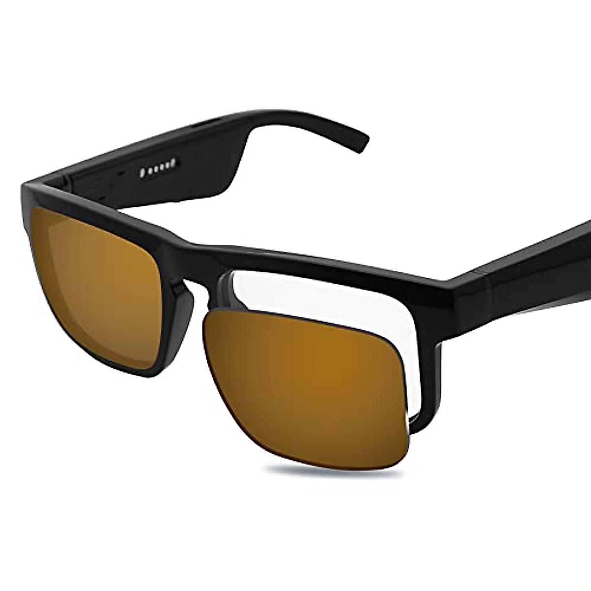 Glintbay 100% Precise-Fit Replacement Sunglass Lenses for Bose Tenor BMD0010 - Polarized Bronze Gold Mirror