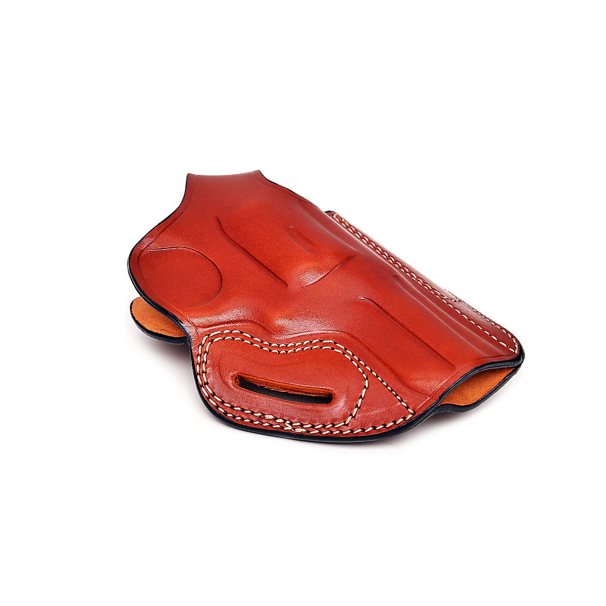 Leather Holster for Taurus 856 Defender 3" Barrel, OWB Thumb Break, Genuine Leather, Right Handed, ShnLeather (Brown)