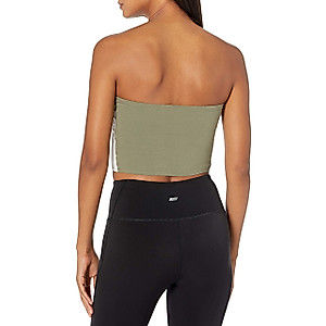 PUMA Women's Classics Bandeau, Deep Lichen Green, L