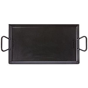 Lodge CRSGR18 Carbon Steel Griddle, Pre-Seasoned, 18-inch