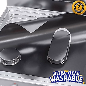 Anti Spill gas stove burner covers.Range oven covers top protector,Cooktop Protector,Whole piece design 30 inch,Keep the stove top clean.