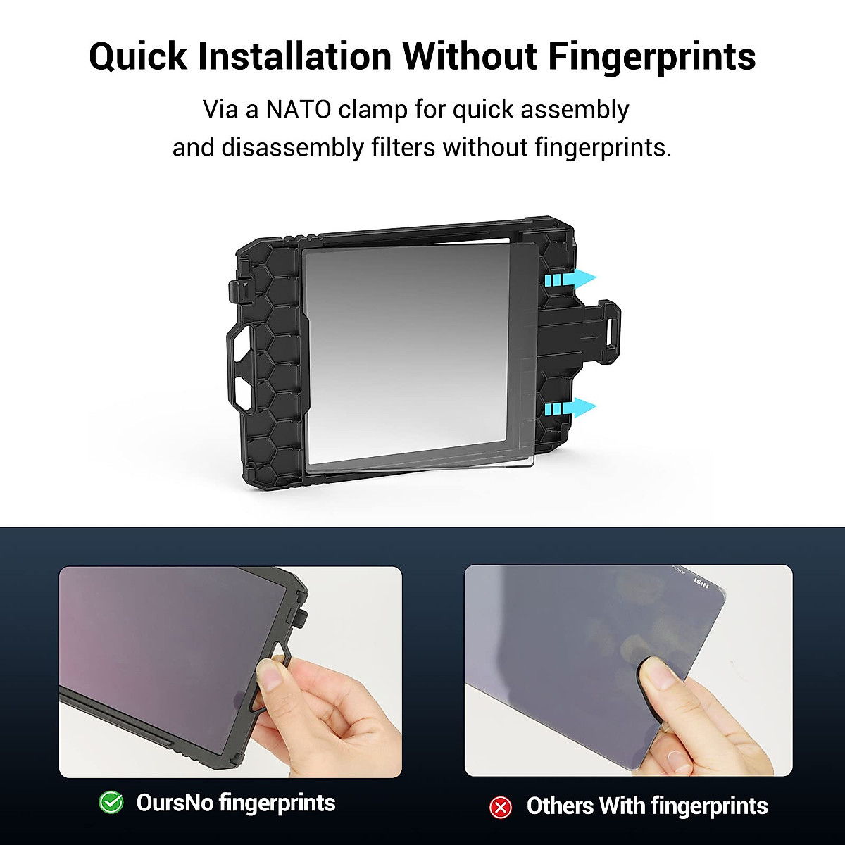 SmallRig Filter Tray (4 x 4) for SmallRig Mini Matte Box, Compatible with 4 x 4 Plug-in Filters - 3320