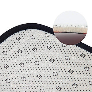 Kitchen Floor Mat Set of 2 Nature Fruit Comfort Cushioned Antifatigue Mats for Standing Waterproof Kitchen Rug Set for Home Office Lemon Black White Buffalo Check Plaid 15.7x23.6inch+15.7x47.2inch