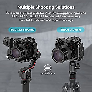 SmallRig X-H2 / X-H2S Camera Full Cage for FUJIFILM X-H2 / X-H2S, Aluminum Alloy Video Making Camera Rig with NATO Rails, Quick Release Plate for Arca, Support Horizontal and Vertical Shooting - 3934